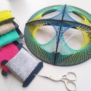 3d Geometric String Art Kit 3D Circle FREE SHIPPING | Etsy