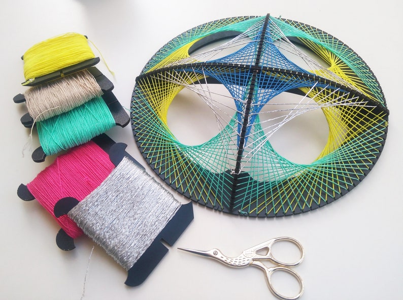 3d Geometric String Art Kit 3D Circle FREE SHIPPING | Etsy