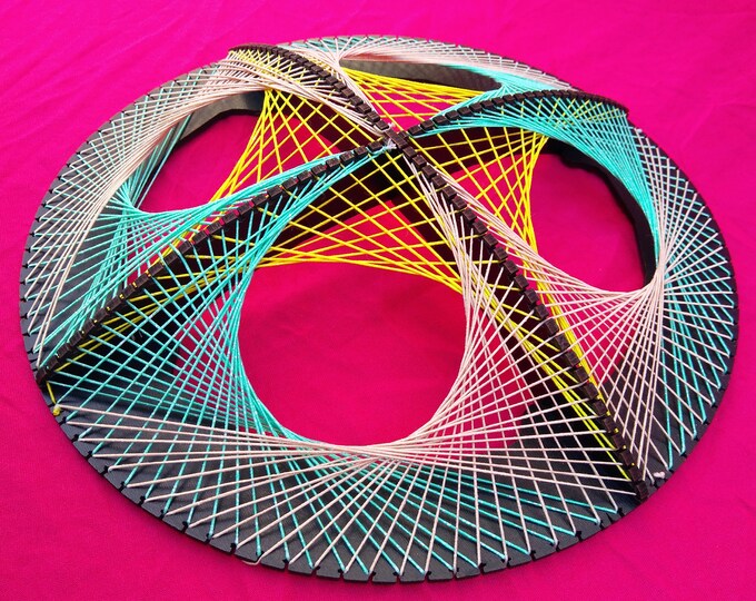 3d Geometric String Art Kit, 3D Circle FREE SHIPPING - Etsy