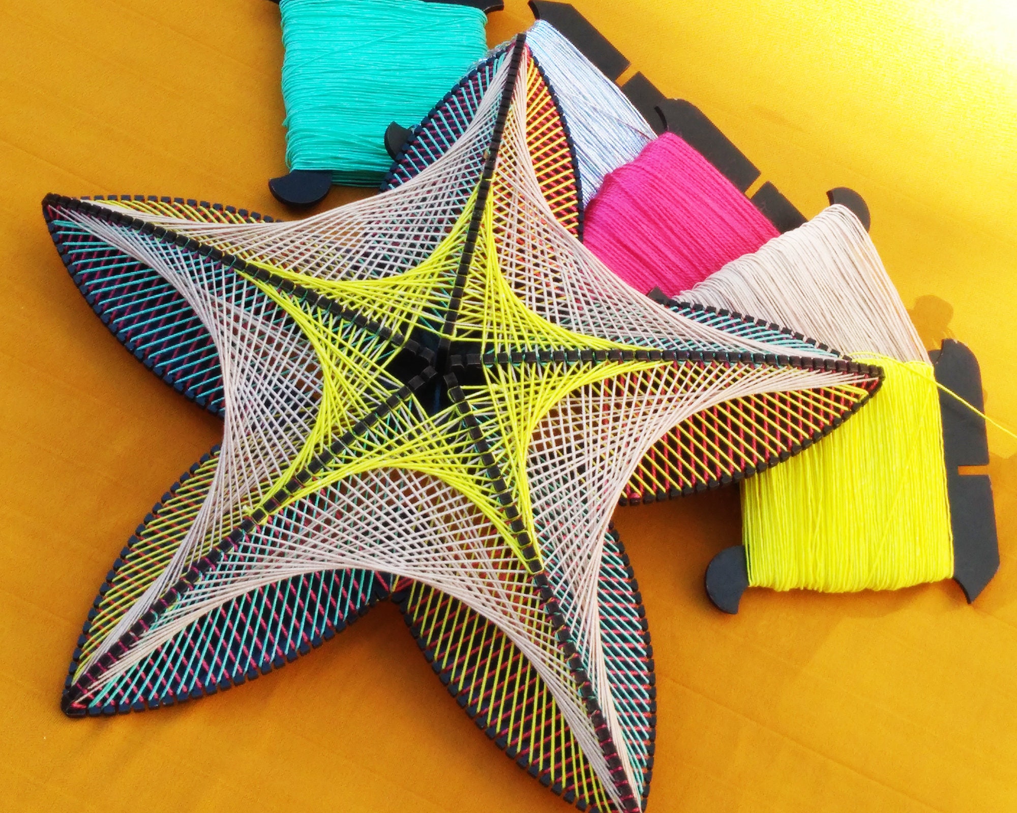 3d STAR 3 Dimensional String Art Craft Kit - Etsy UK