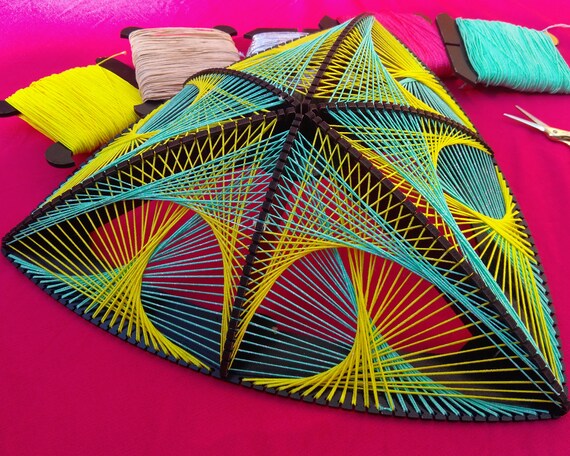 3 Dimensional String Art Project Kit 3d QUADRON Kits & How To Sewing ...