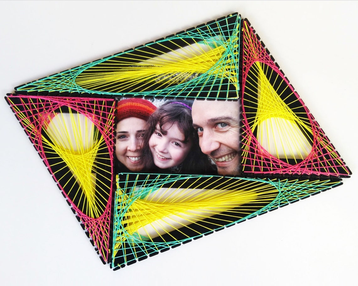 Photo Frame Thread Art Kit 4-pcs Panel - Etsy