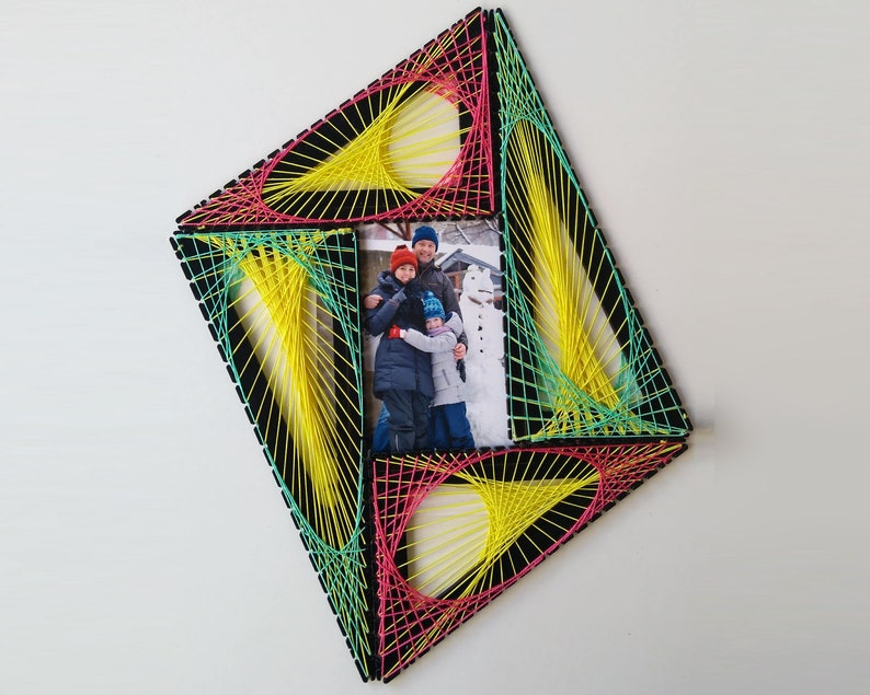 Photo Frame Thread Art Kit 4-pcs Panel - Etsy