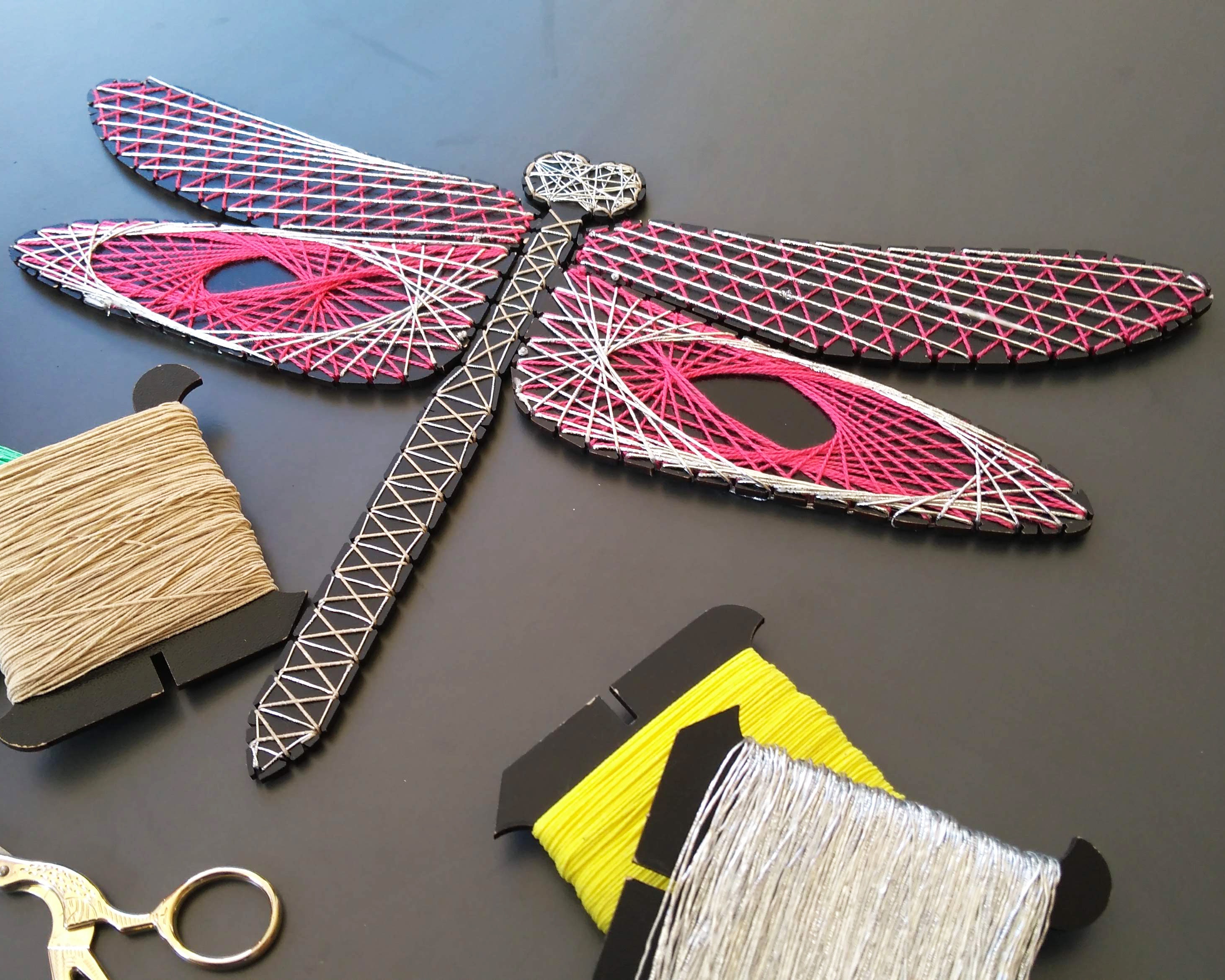 DRAGONFLY String Art Kit for Beginners-free SHIPPING - Etsy