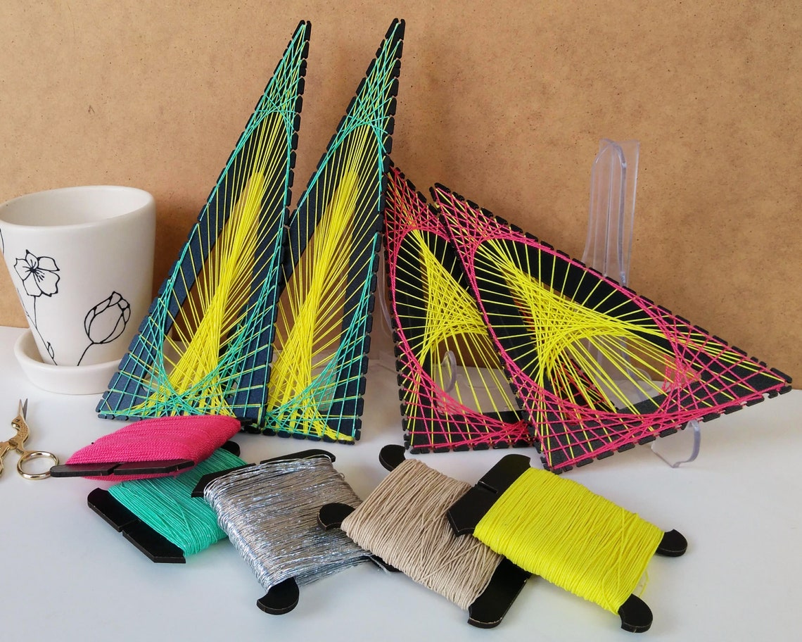 Photo Frame Thread Art Kit 4-pcs Panel - Etsy