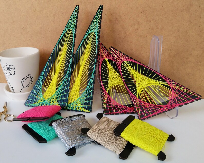 Photo Frame Thread Art Kit 4-pcs Panel - Etsy