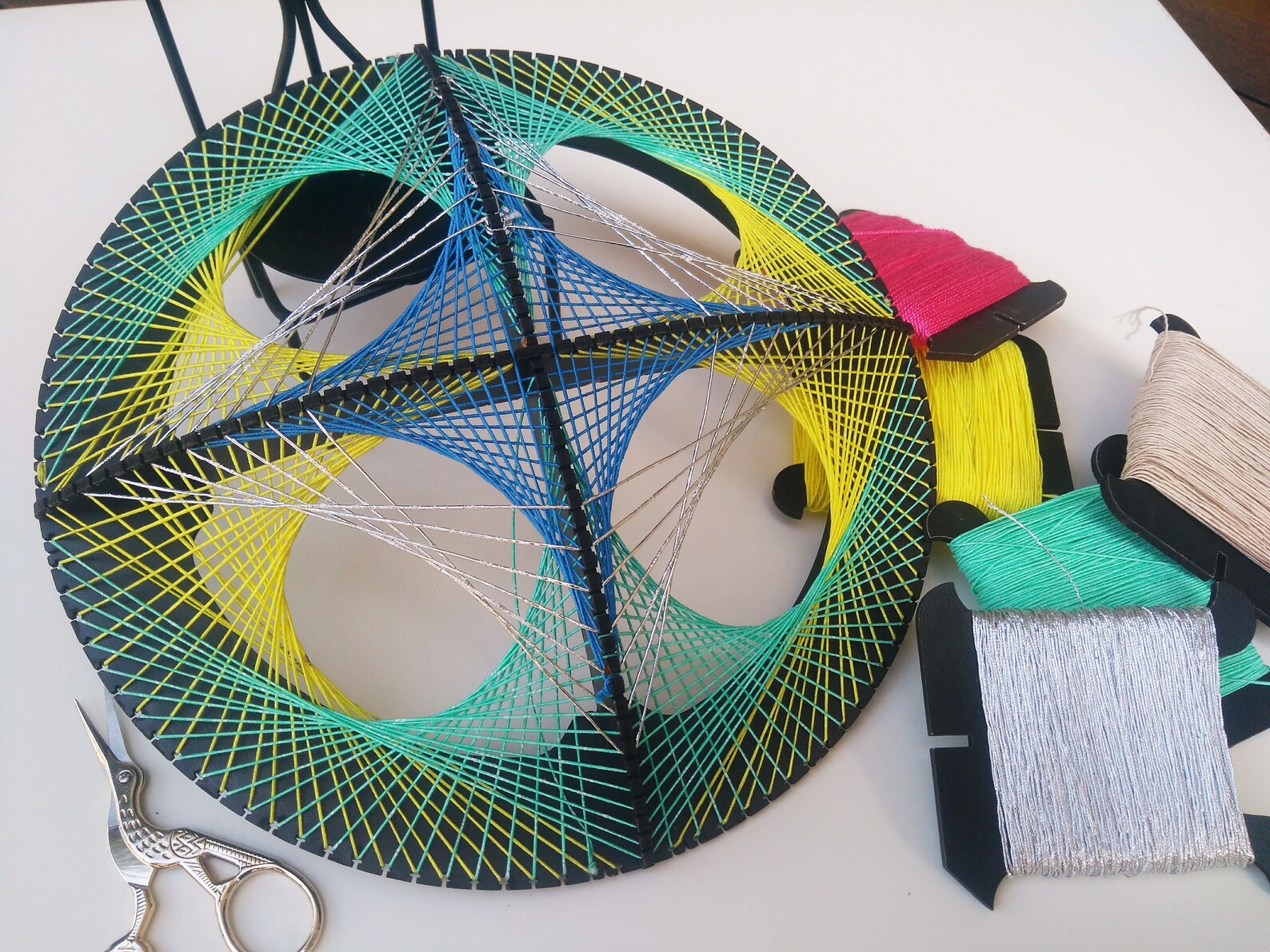 3d Geometric String Art Kit 3D Circle FREE SHIPPING | Etsy