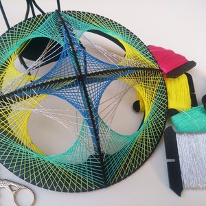 3d Geometric String Art Kit 3D Circle FREE SHIPPING | Etsy