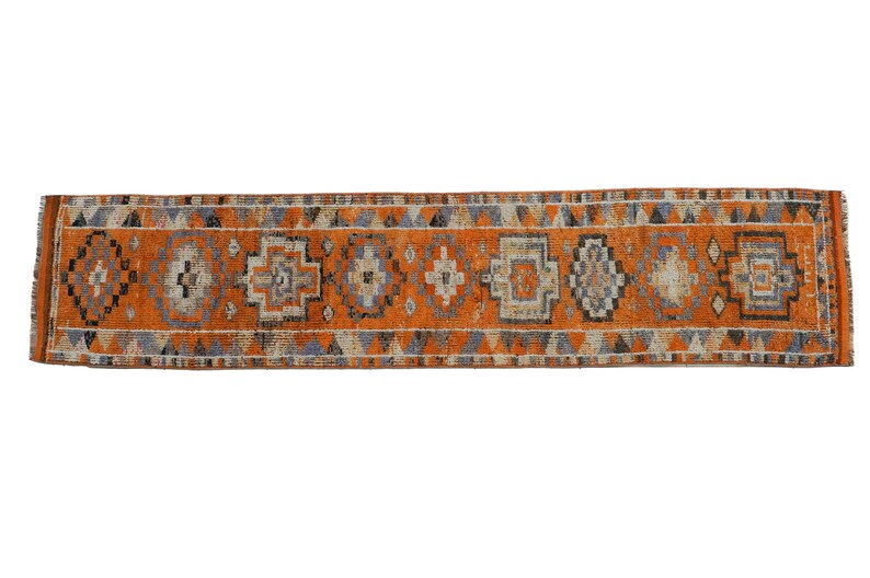 Orange Herki Runner Aztec Rug Soft Wool Rug Vintage Rug - Etsy