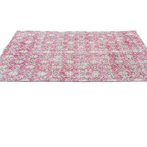 Handmade Rug, Nursery Room Rug, Pink Rug, Vintage Rug, Boho Rug, Ikat ...