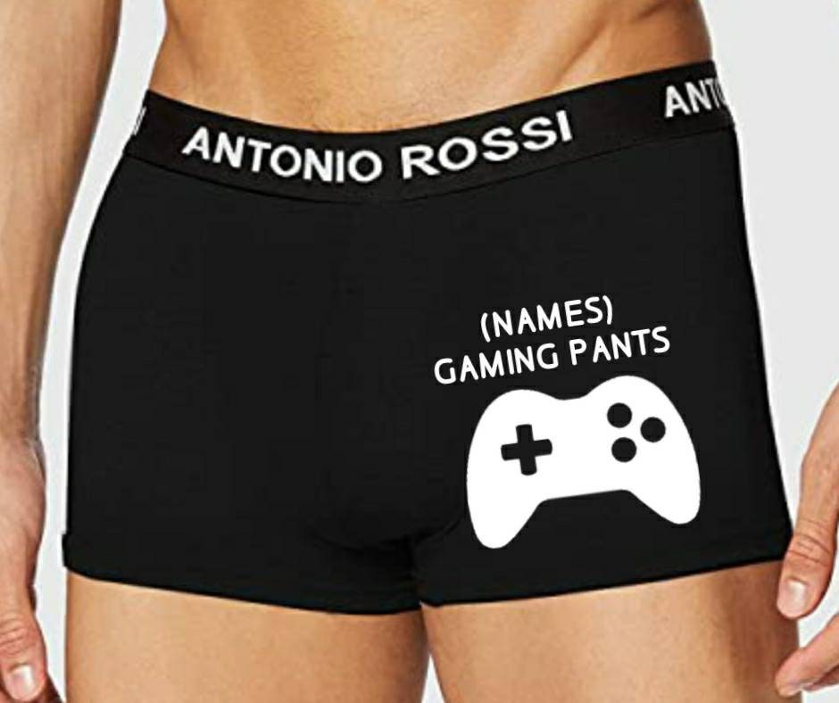 Gaming boxers. gaming pants. gifts for gamers. gamer boxer | Etsy