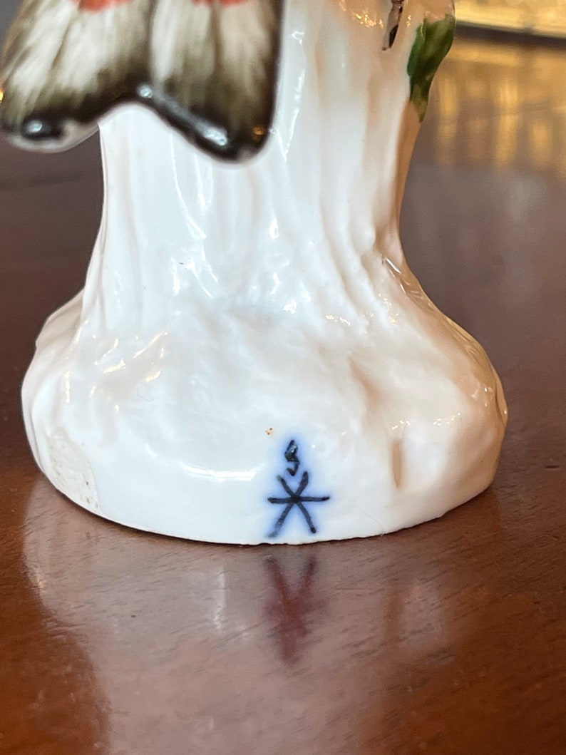 French Porcelain Bird Mark of Edmé Samson After Meissen 6 - Etsy