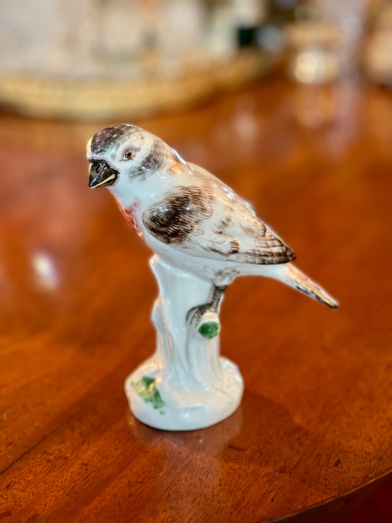 French Porcelain Bird Mark of Edmé Samson After Meissen 6 - Etsy