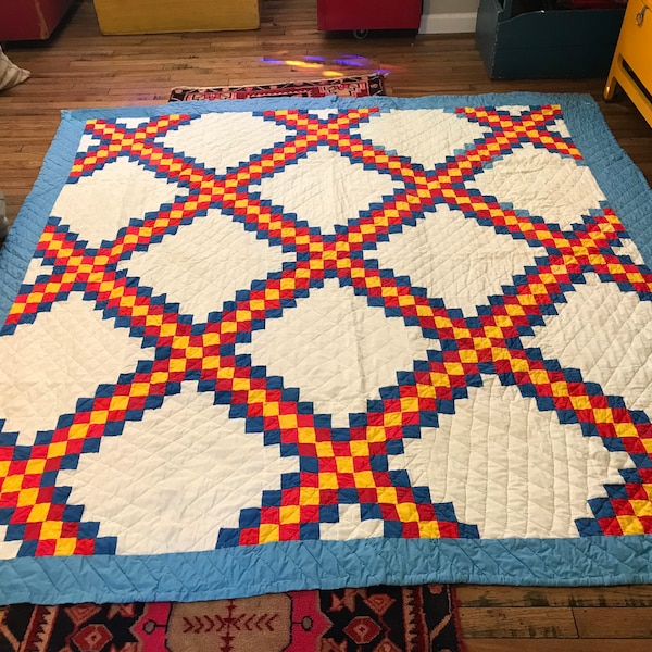 Triple Irish Chain - Etsy