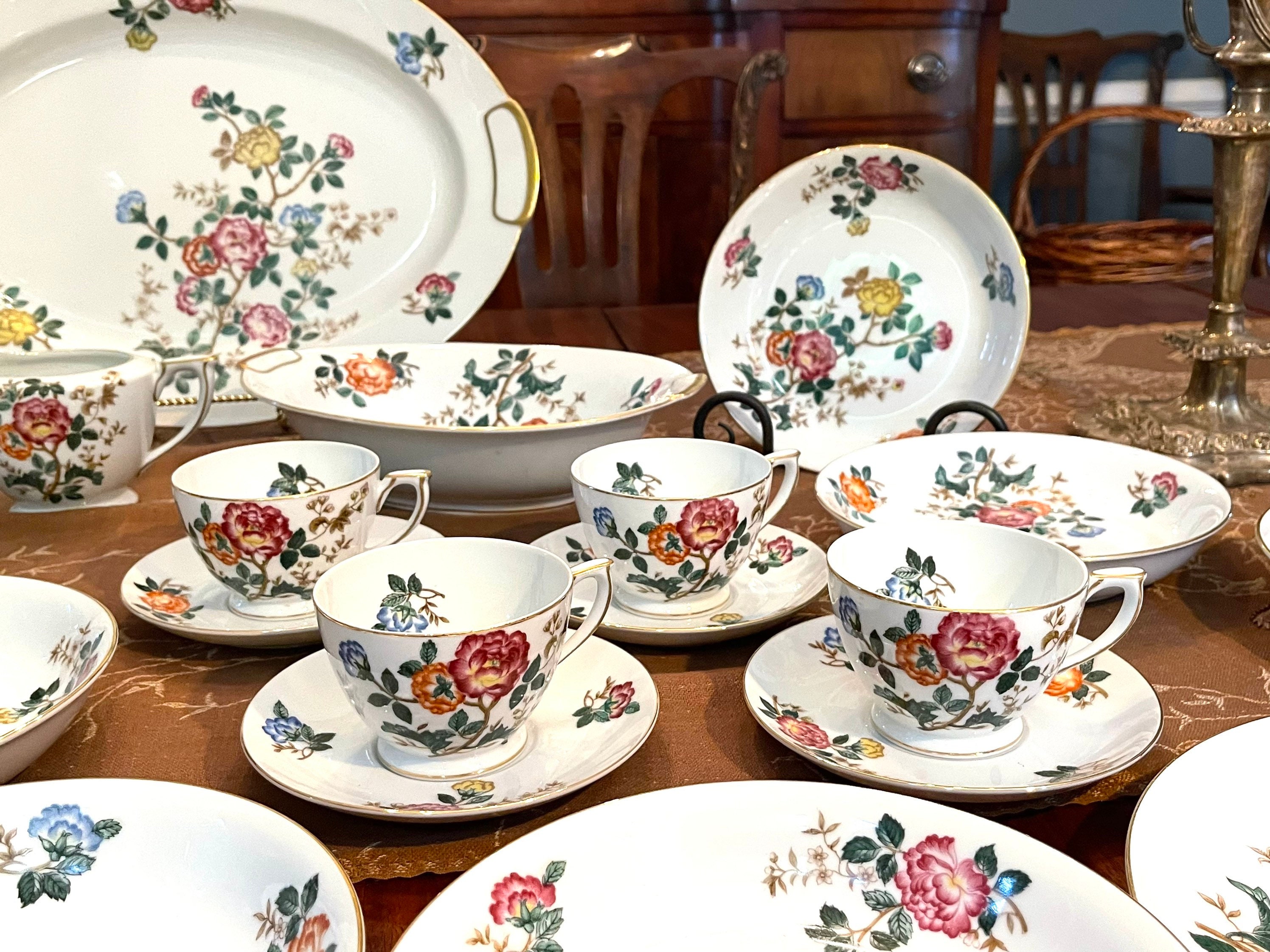 1940s Mikado China Dinner Service Set Mandalay Pattern Made - Etsy