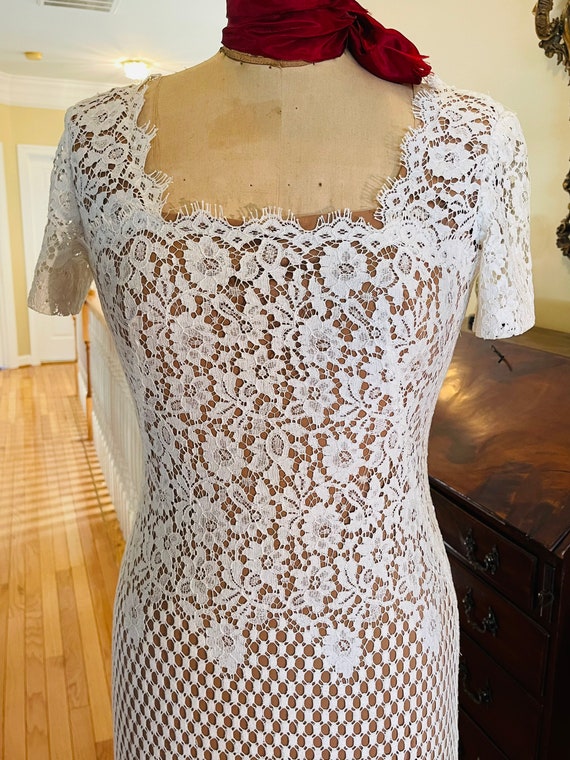 vintage alencon lace - Gem