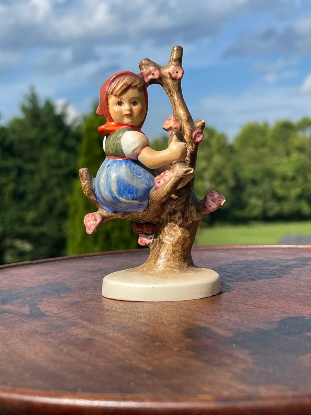 1957 Hummel TMK-3 "apple Tree Girl" Figurine # 141 3/0, Vintage - Etsy