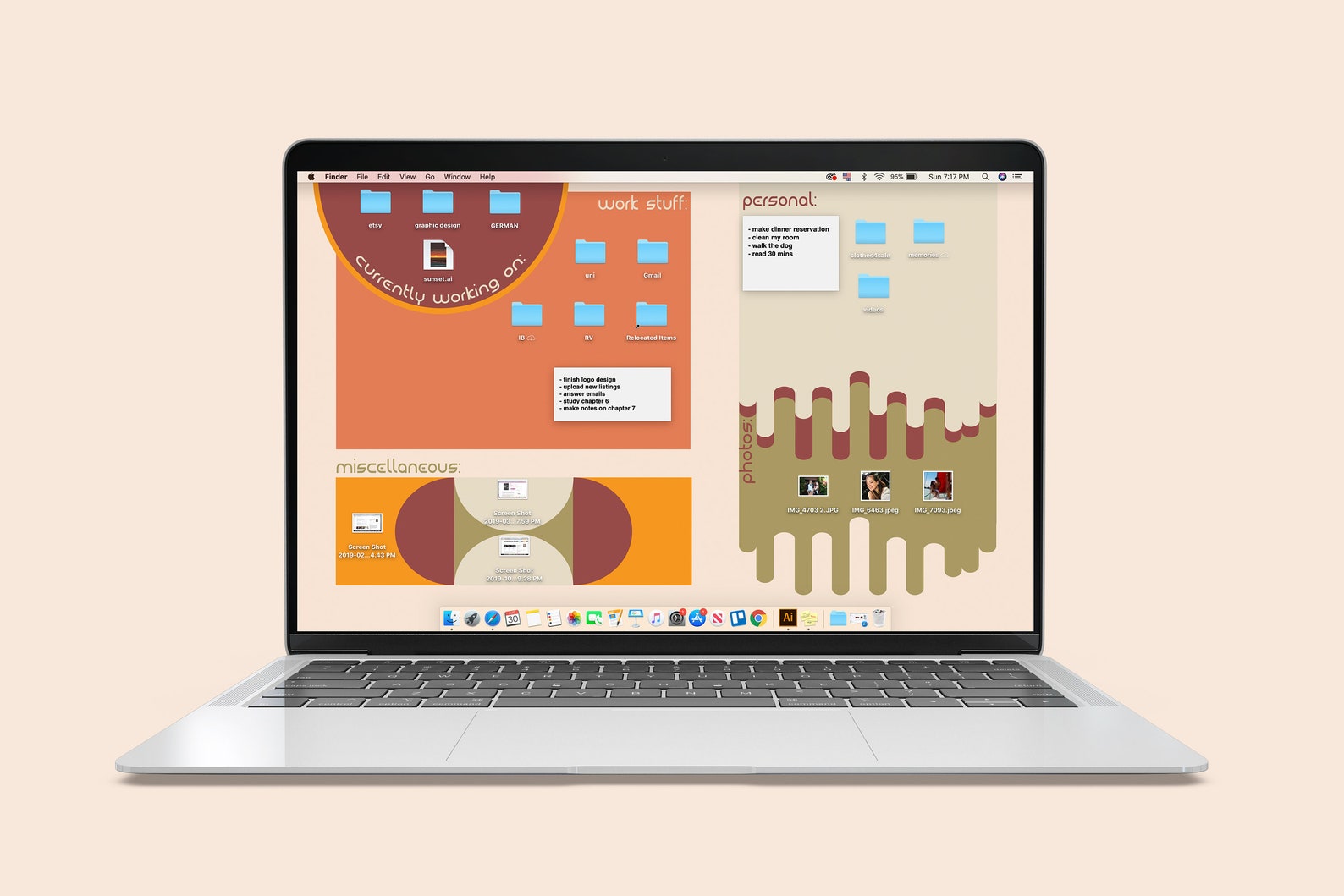 Retro Desktop Organizer Wallpaper, Increased Productivity, Digital ...