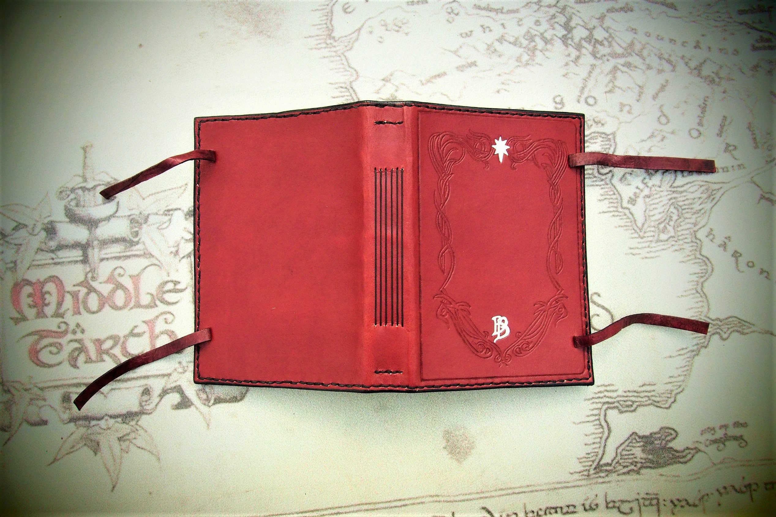 A4 Bilbo's Journal Red Book of Bilbo Westmarch Cover - Etsy