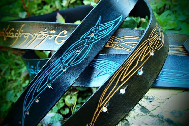 Custom Elven Belt, Larp Belt, Fantasy Belt, Elf, Fantasy Elf, Leather ...