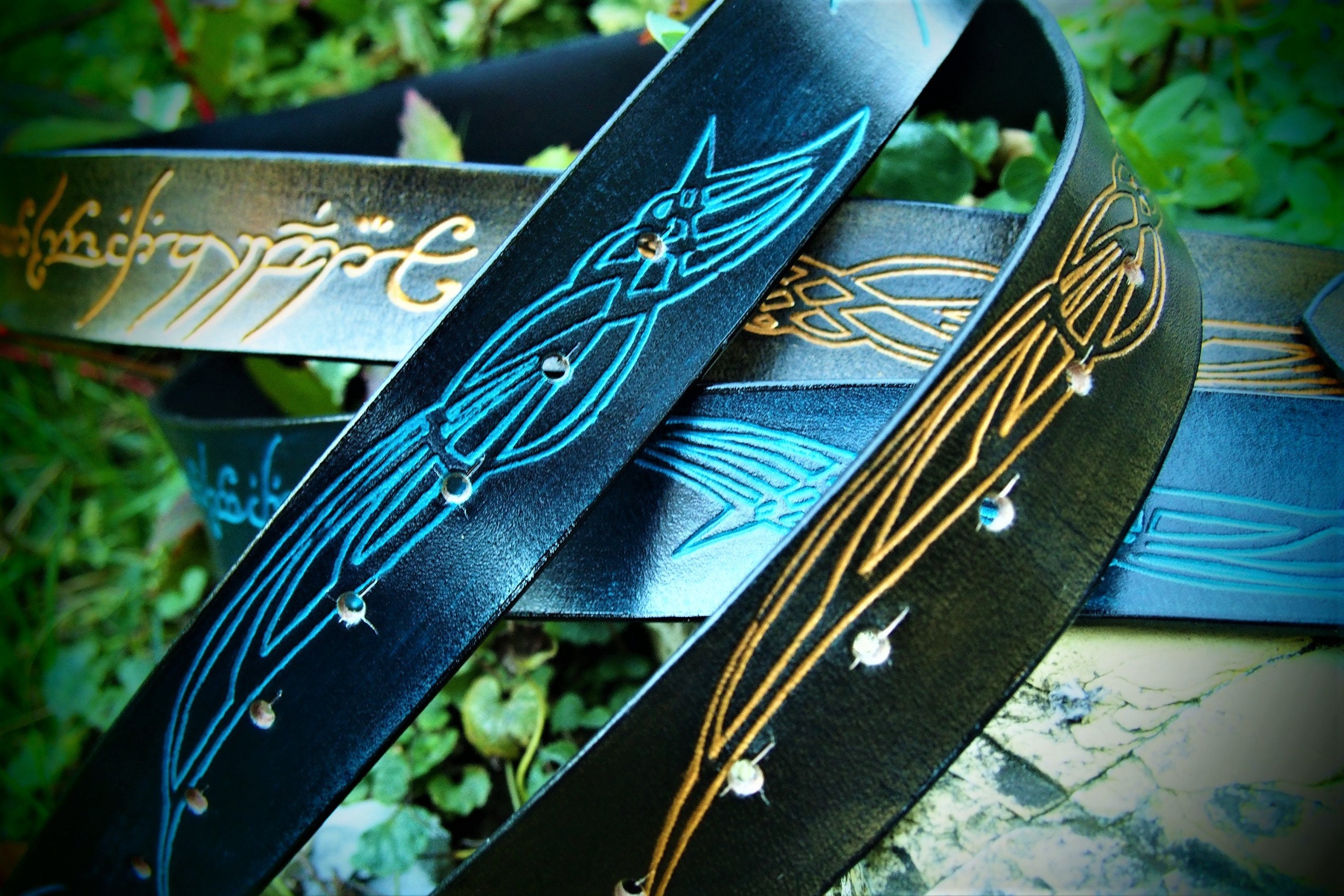 Custom Elven Belt, Larp Belt, Fantasy Belt, Elf, Fantasy Elf, Leather ...