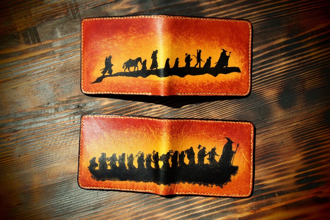 LOTR Wallet, Fellowship Wallet, Hobbit Wallet, Tolkien Wallet, Gondor ...