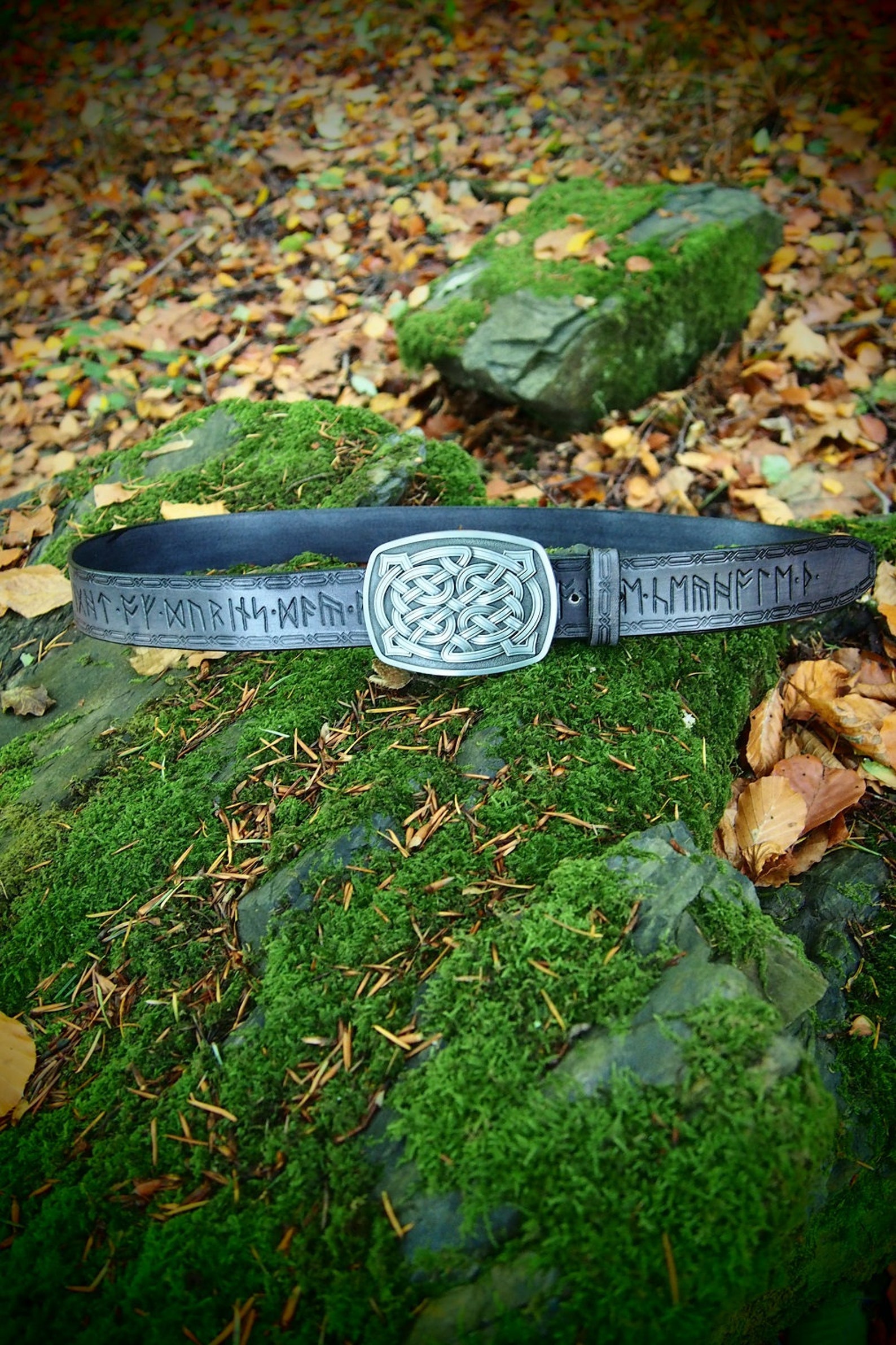 Dwarf Belt, Leather Dwarf Belt, Thorin Belt, Rune Belt, Viking Belt ...