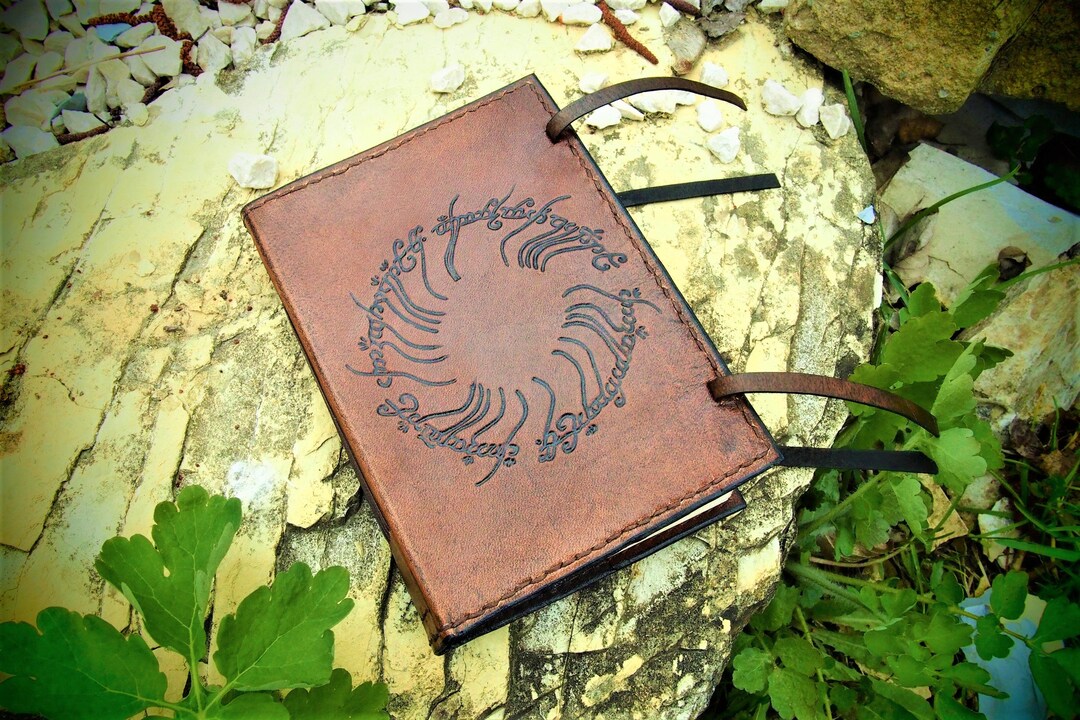 One Ring Journal, Lotr Leather Journal, Elvish Notebook - Etsy