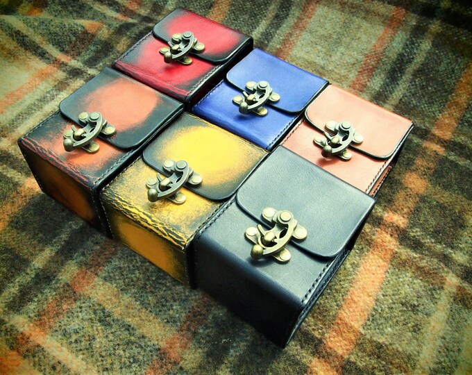Leather Deck Box - Etsy