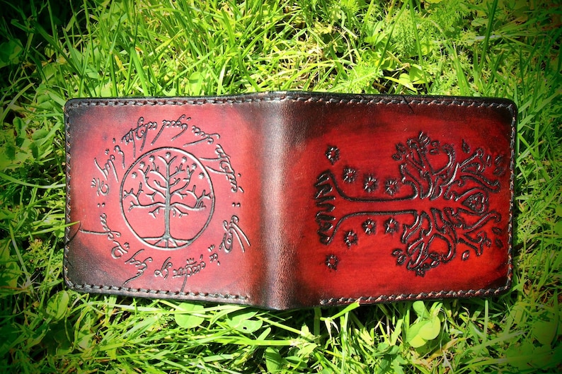 LOTR Wallet, Middle Earth Map, Tolkien Wallet, Gondor Wallet, Middle ...