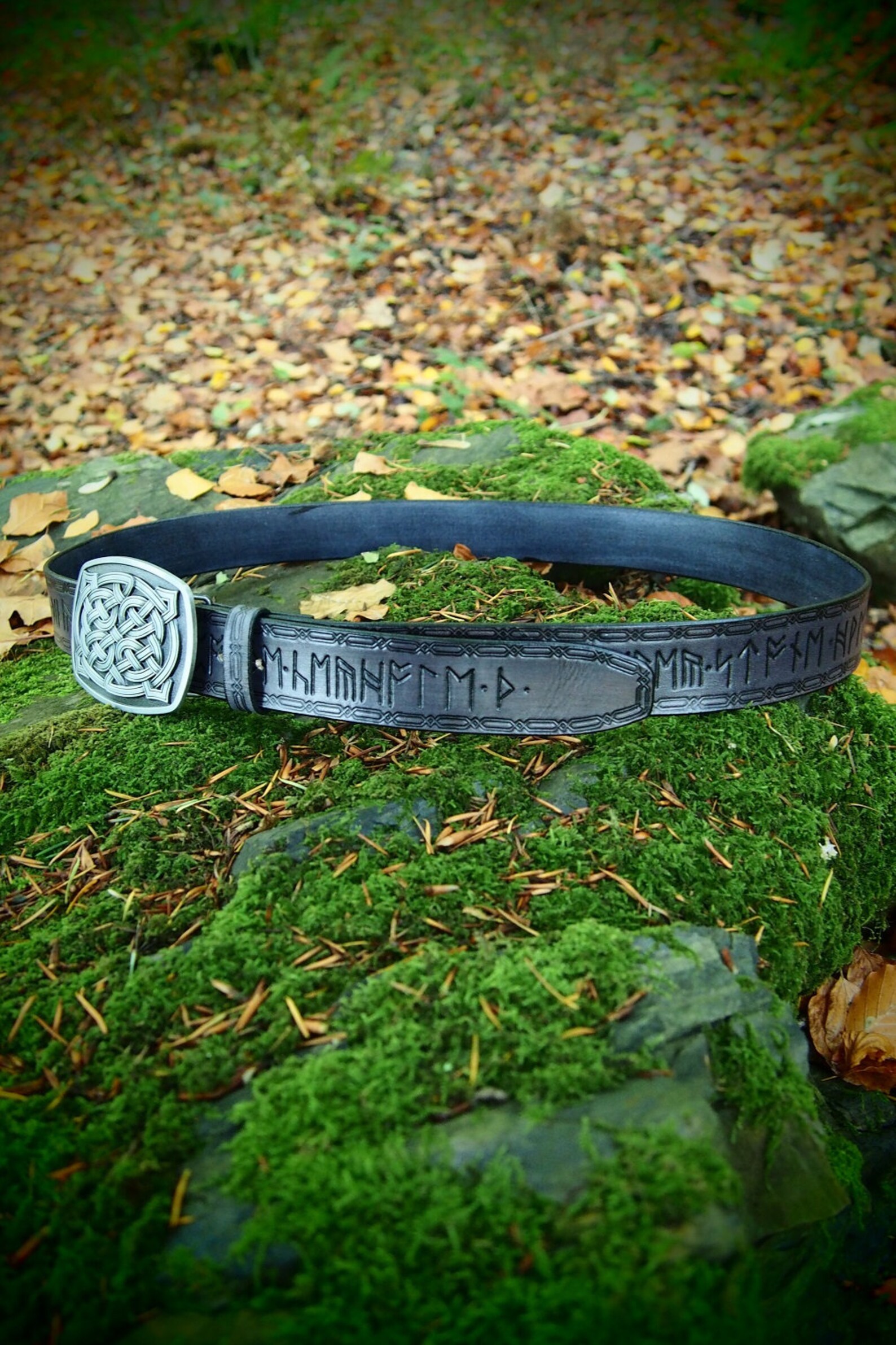 Dwarf Belt, Leather Dwarf Belt, Thorin Belt, Rune Belt, Viking Belt ...