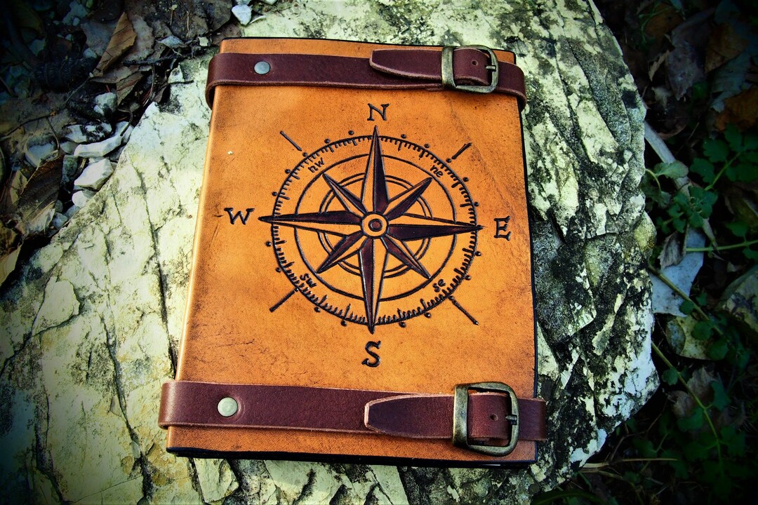Travel Journal, Adventure Journal, Wind Rose Journal, Compass Journal ...