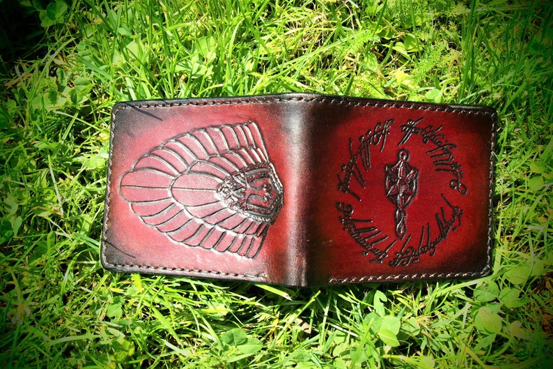 LOTR Wallet, Middle Earth Map, Tolkien Wallet, Gondor Wallet, Middle ...