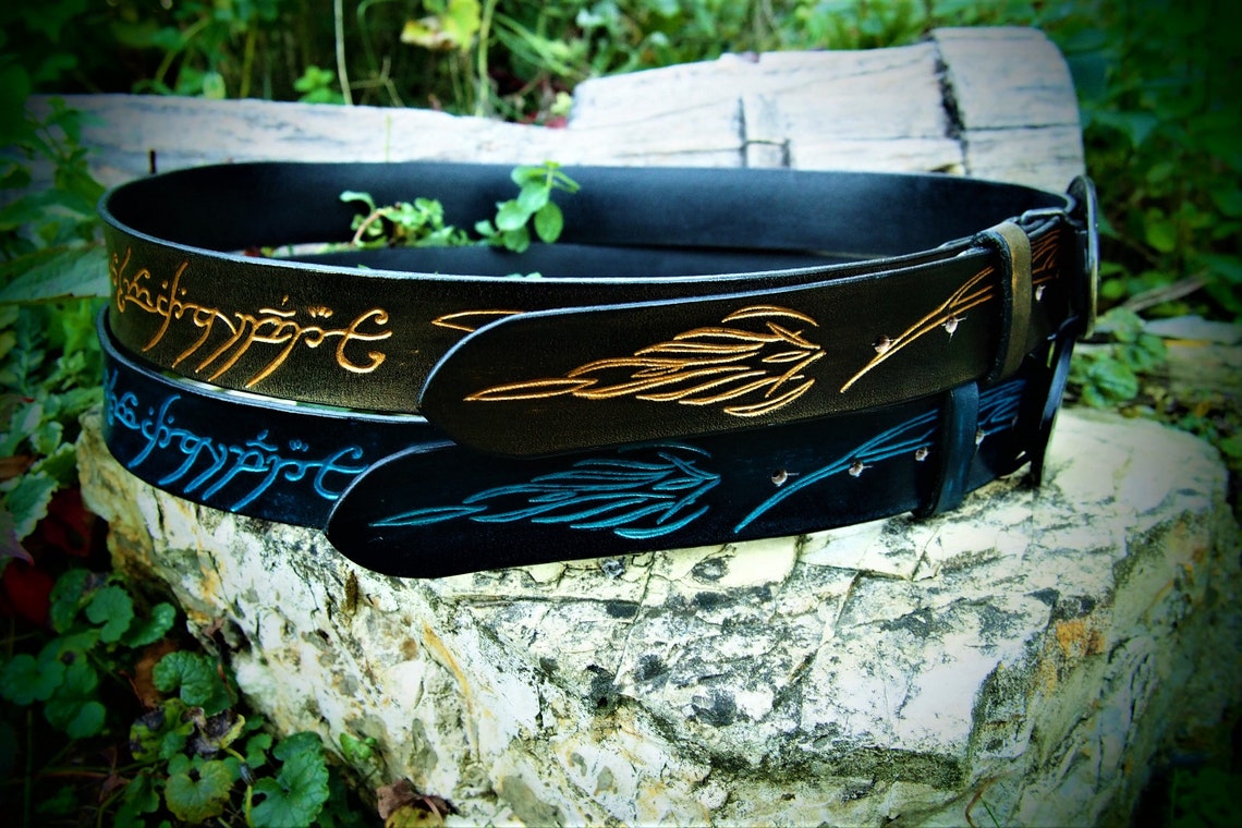 Custom Elven Belt, Larp Belt, Fantasy Belt, Elf, Fantasy Elf, Leather ...
