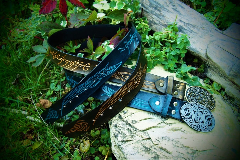 Custom Elven Belt, Larp Belt, Fantasy Belt, Elf, Fantasy Elf, Leather ...