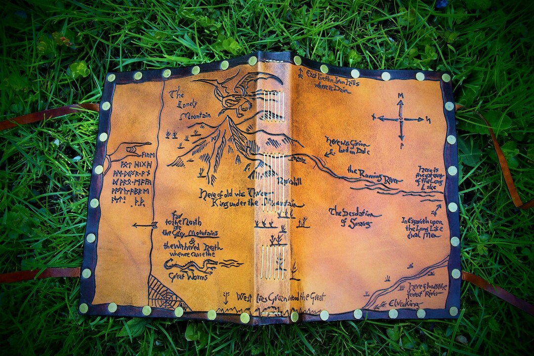 Thorin's Map, Map of Erebor, Thrór's Map, Thorin LOTR Journal, Hobbit ...