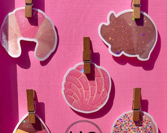 Concha Holographic Vinyl Sticker Vanilla Concha Sticker, Pan Dulce ...