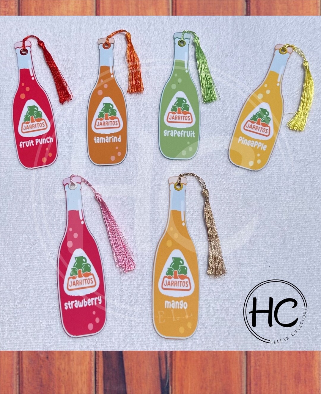 Jarritos Bookmark Mexican Inspired Bookmarks - Etsy