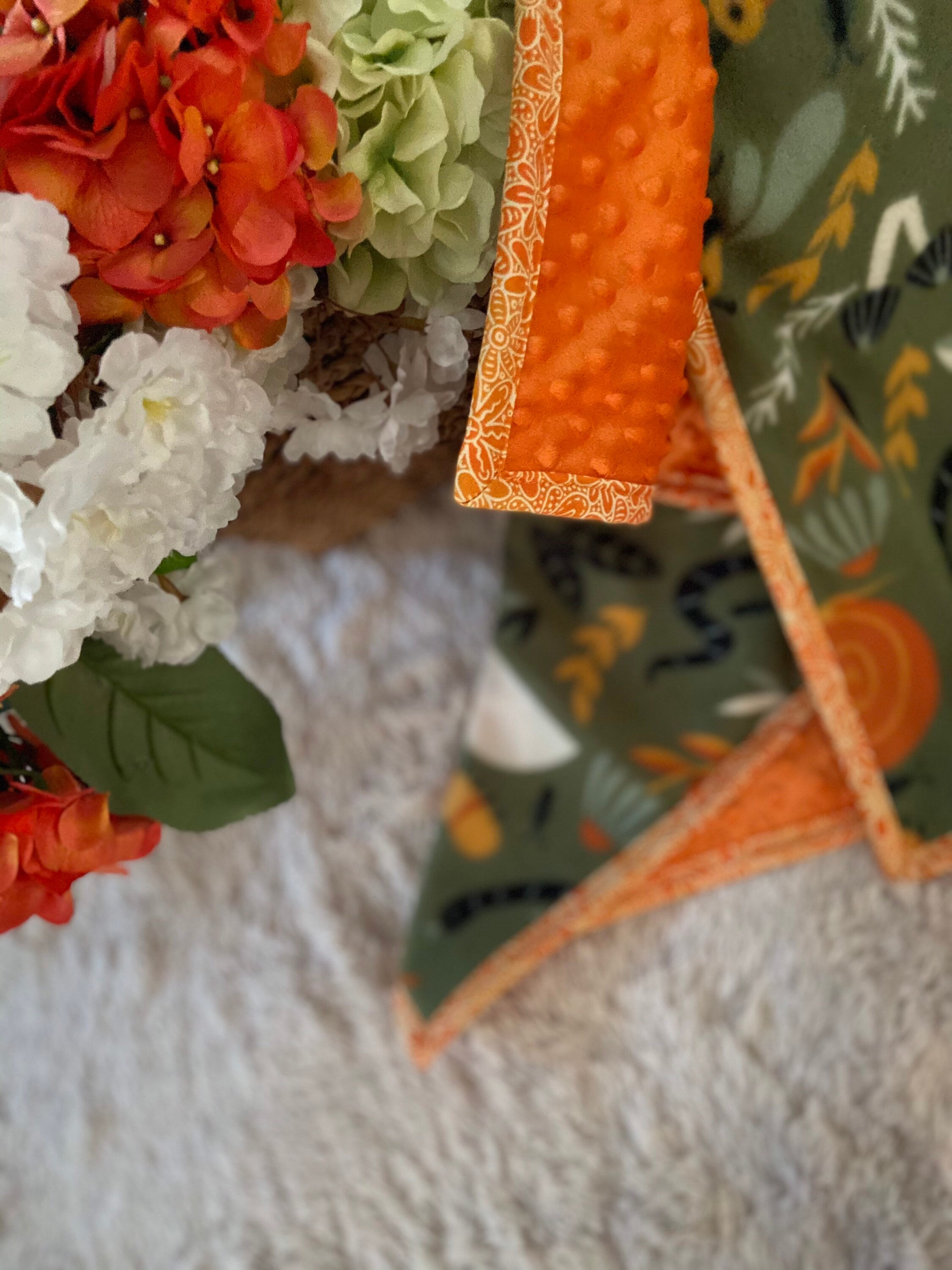 Happy Bug Kingdom Reversible Baby Blanket, Baby Blanket With Insects ...