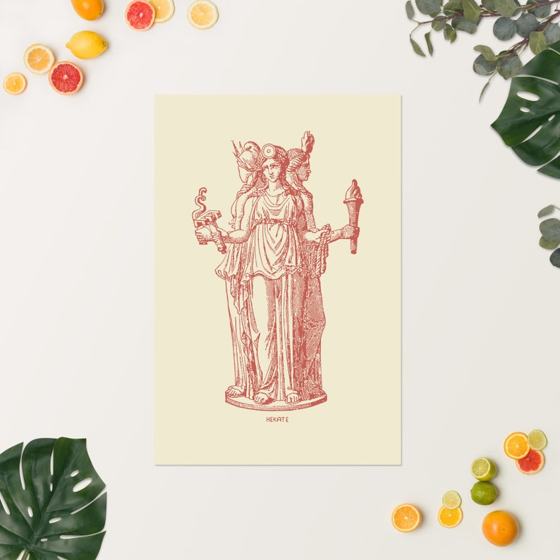 Hekate Poster // Göttin, Mythologie, spirituell // Print, Poster, Kunst ...