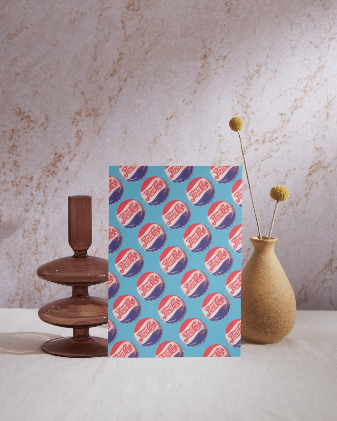 Pop Art Digital Download // Pepsi Cola, Retro Poster Bottle Cap Print ...