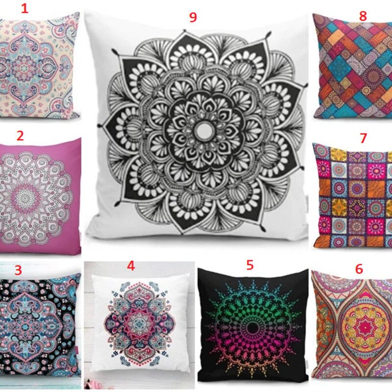Mandala Pillow - Etsy