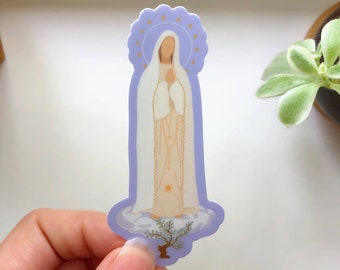 Our Lady of Fatima Sticker Rosary Catholic Saint - Etsy