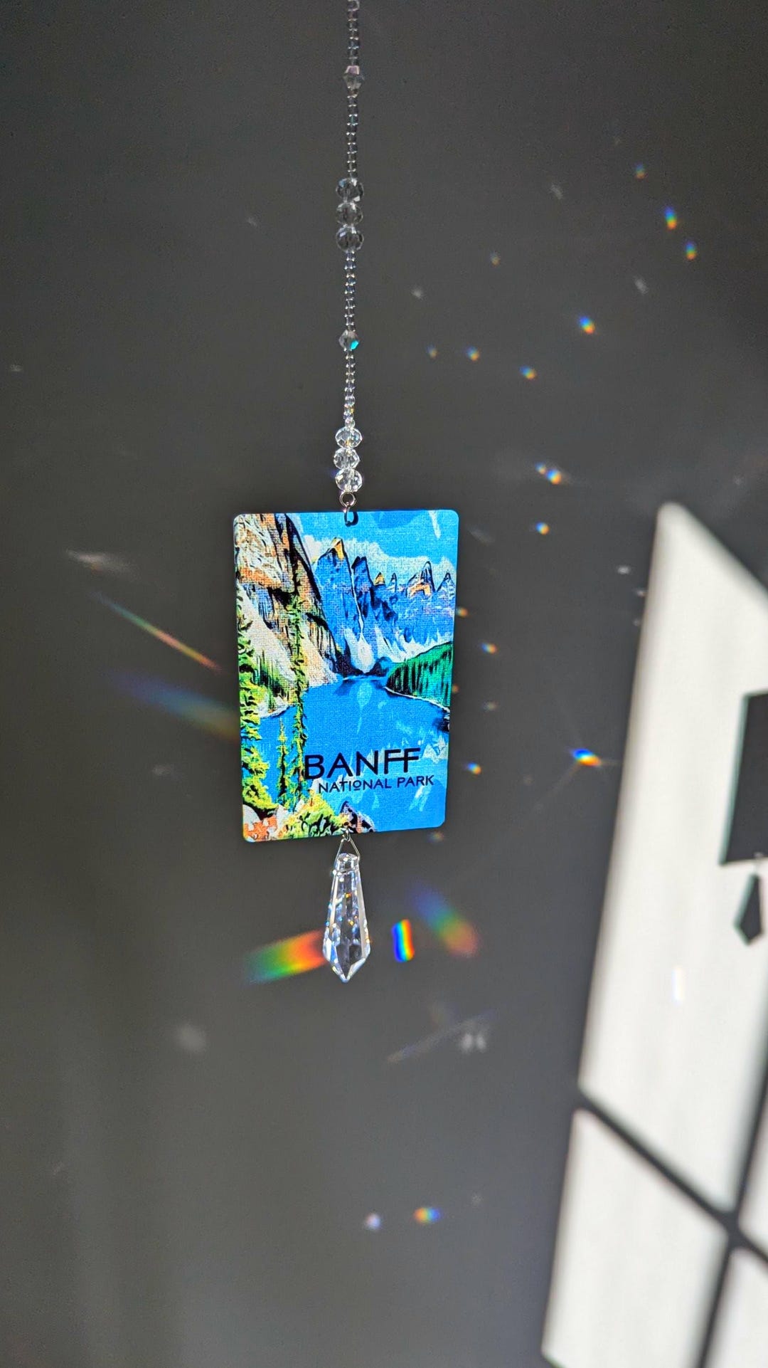 Hanging Crystal Nature Lovers Suncatcher. Banff National Park - Etsy