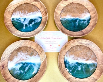 Resin Beach Coasters | Etsy