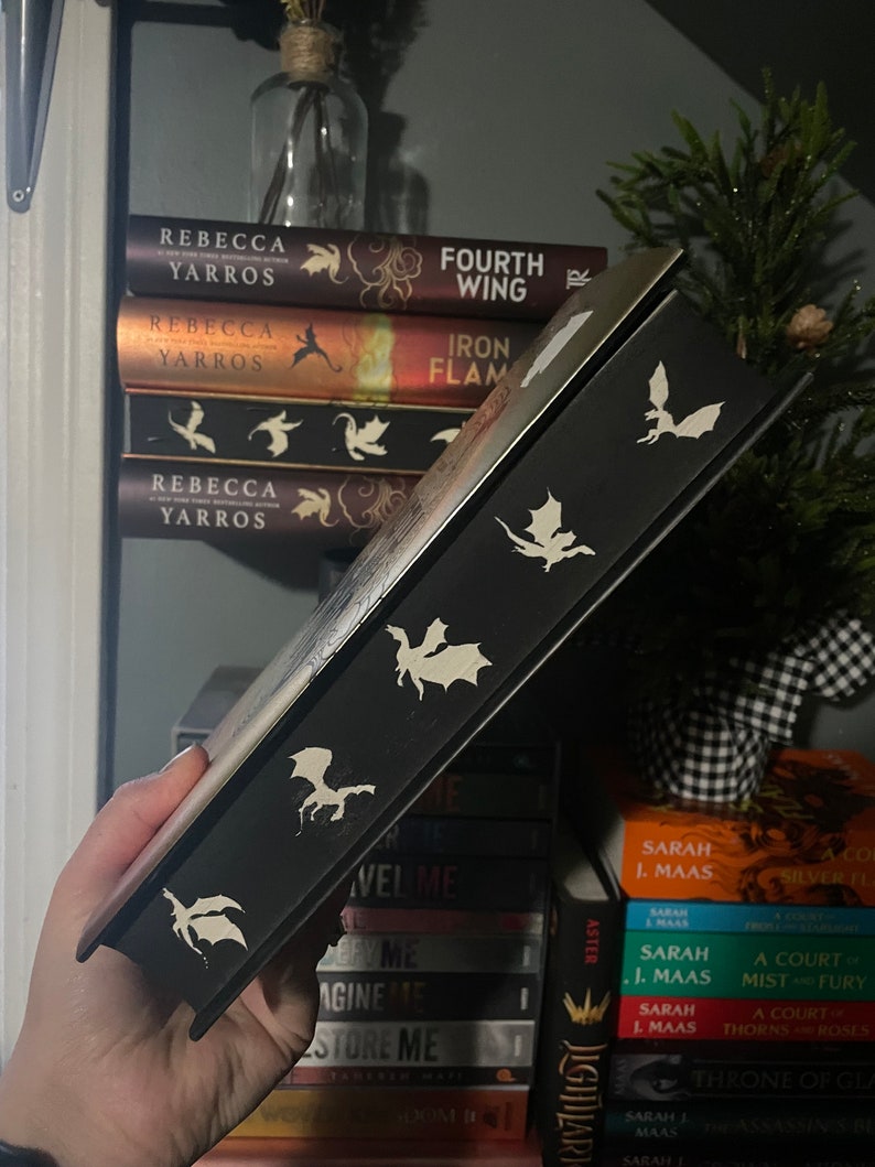 Fourth Wing, Custom Sprayed Edges - Etsy