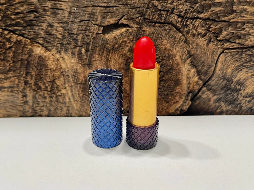 Vintage Lipstick, Spiced Apple Lipstick, Blue & Purple Lipstick Cross ...