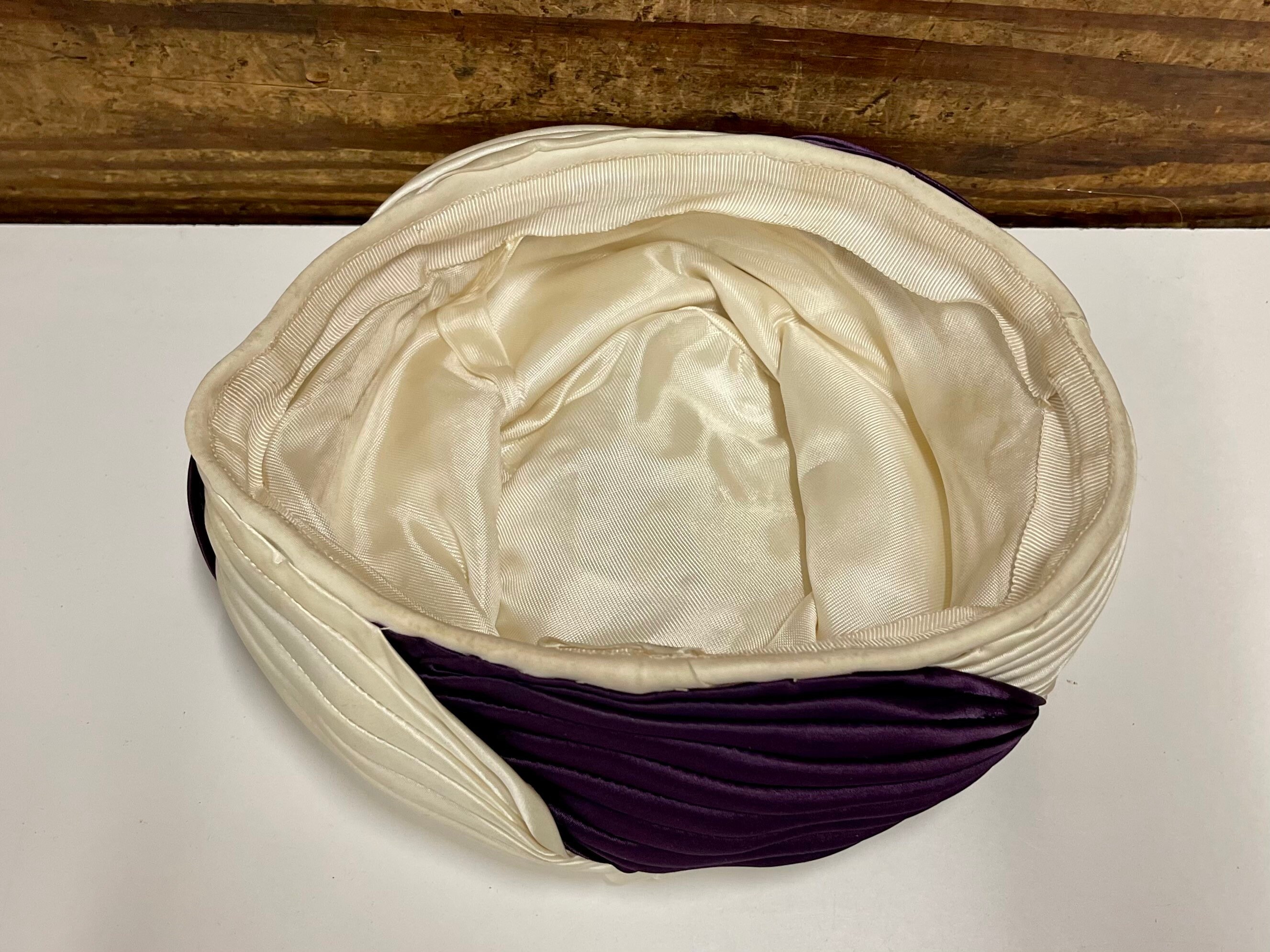 Vintage K&S Holland Satin Hat, Made Especially for KS, Made in England ...