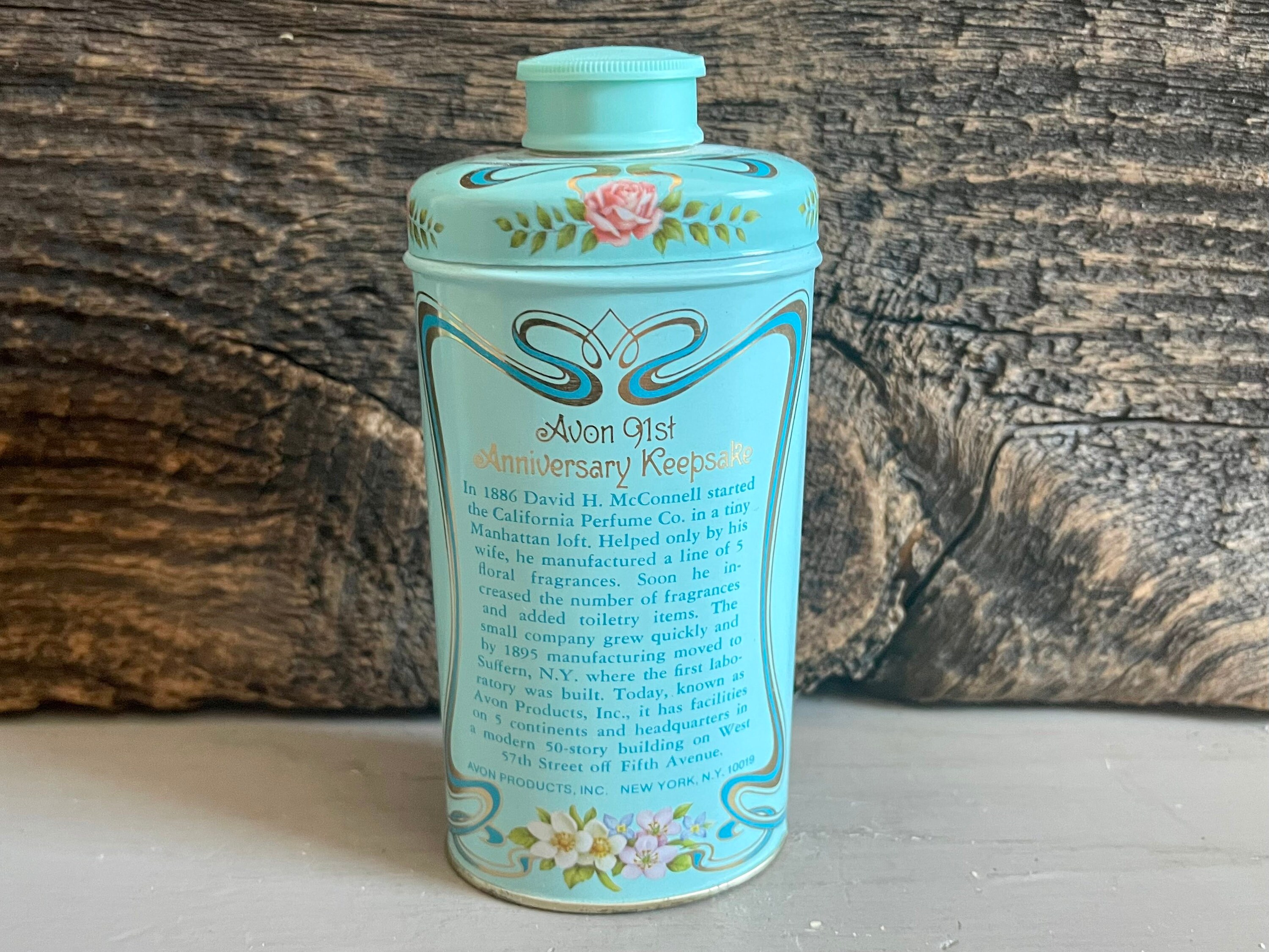 Vintage Avon California Powder Perfume Talc Trailing Arbutus - Etsy