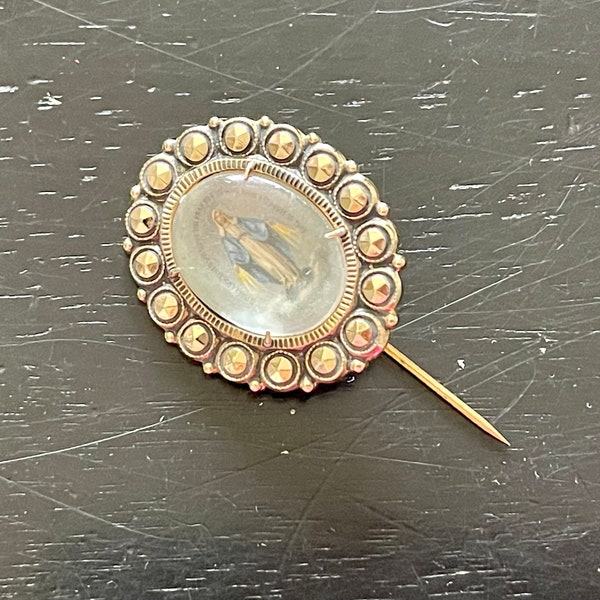 Virgin Mary Pin - Etsy